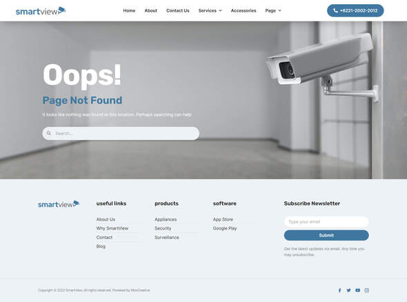 SmartView - CCTV & Security Elementor Template Kit by moxcreative | ThemeForest
